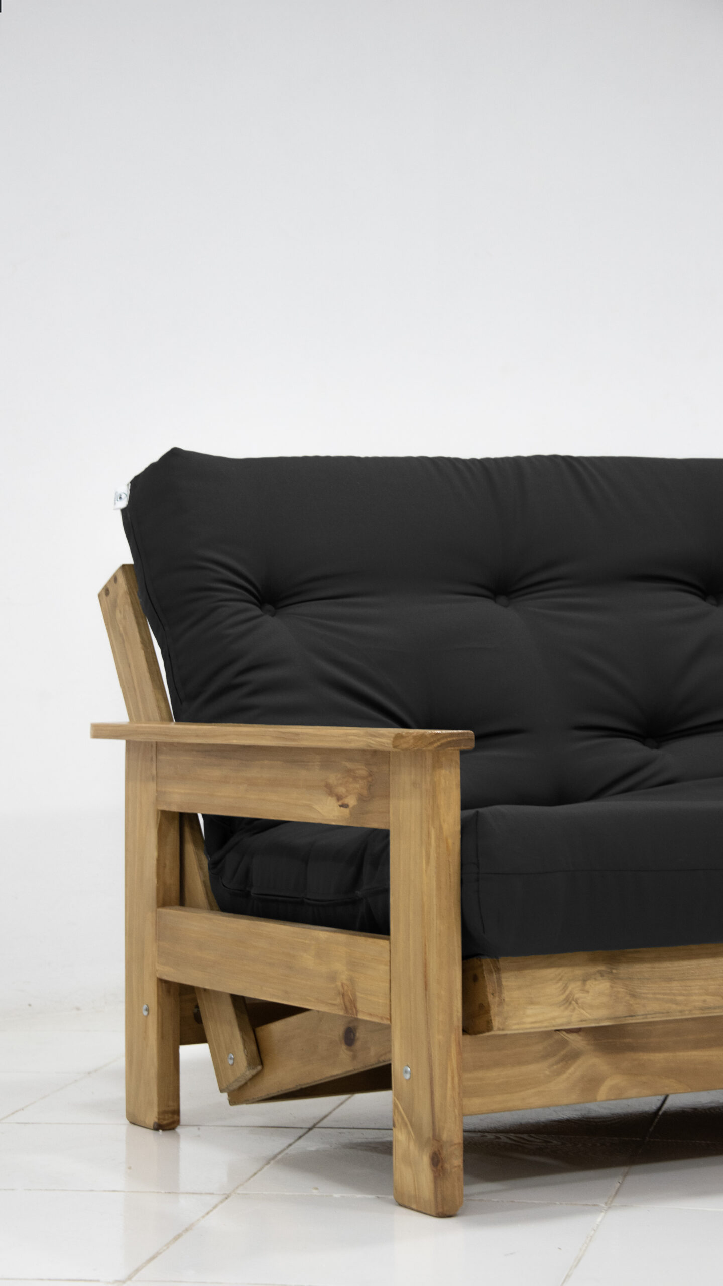 Colchón de Futón en tela Panamá Industrial - Divan Home